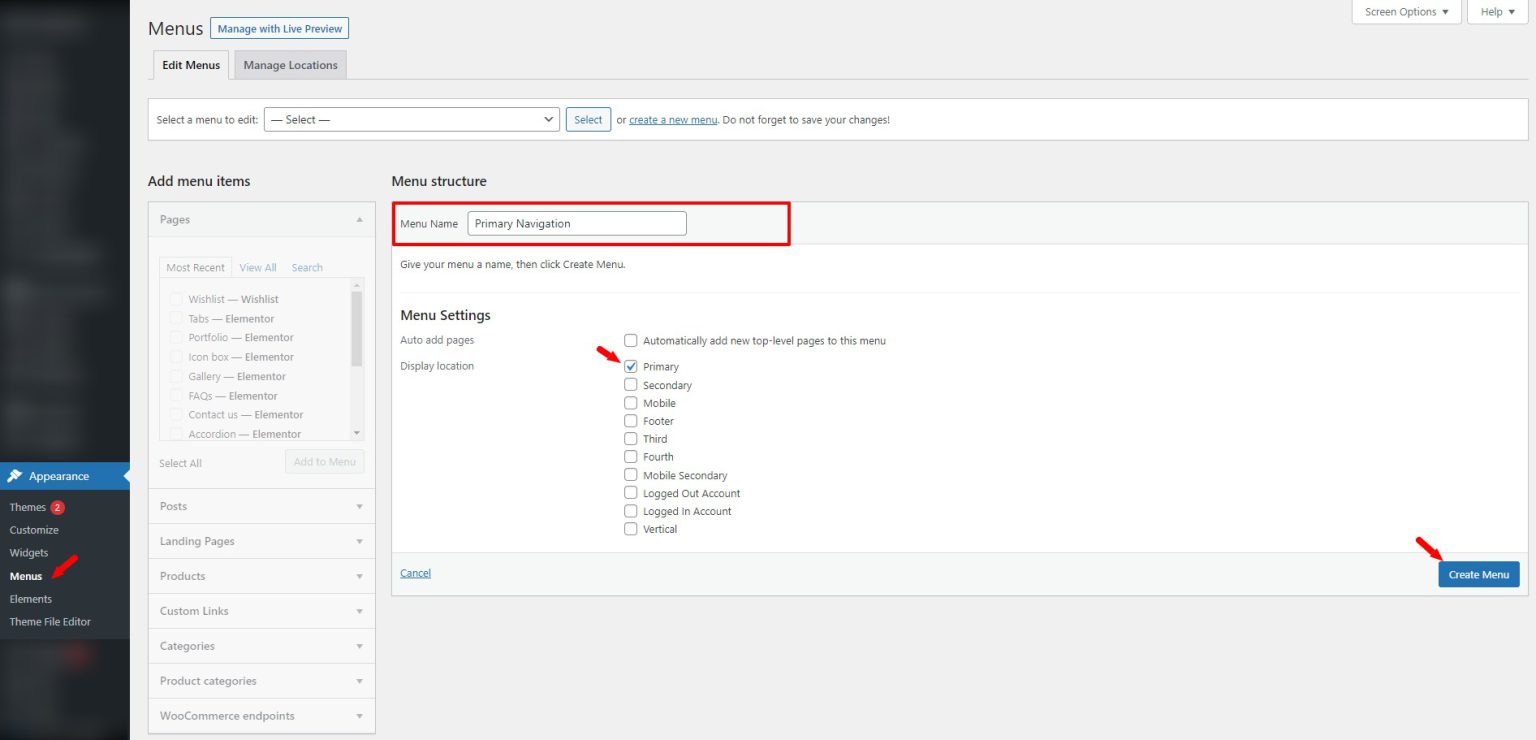 Mega Menu – WordPress Documentation – TemplateMela