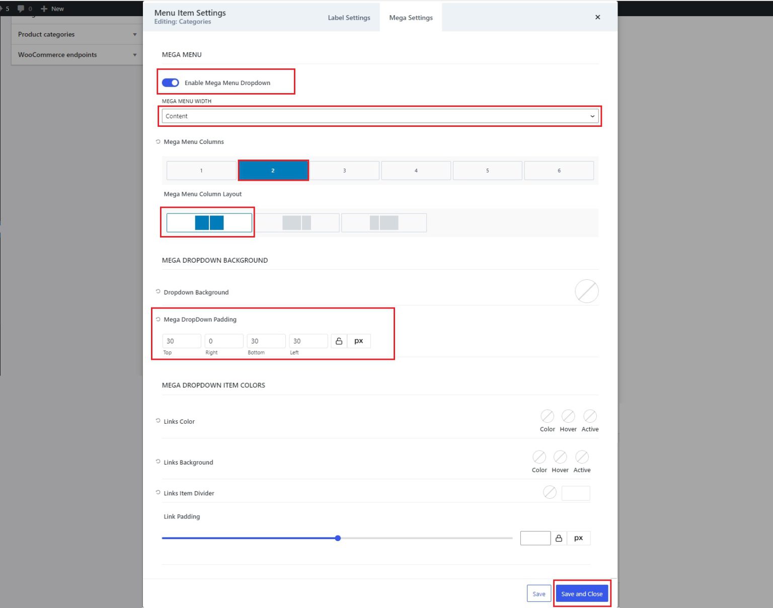 Mega Menu – WordPress Documentation – TemplateMela
